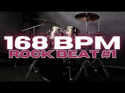 168 BPM - Rock Drum Beat - Loop 1