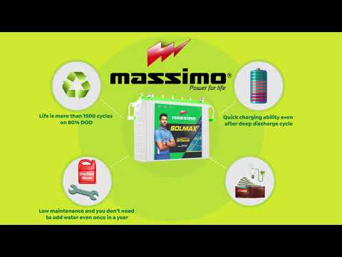 Massimo Inverter Battery - Latest Price, Dealers & Retailers in India