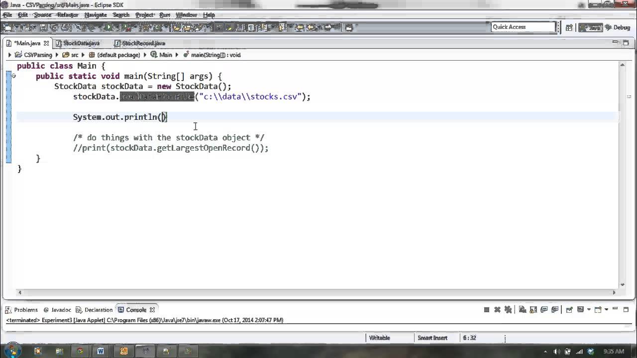 Parsing CSV files in Java