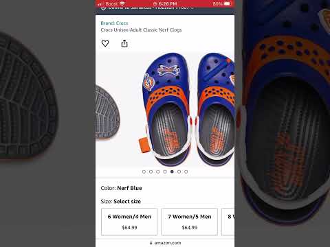 Classic Nerf Clogs @ Amazon site #comeasyouare #newcrocs