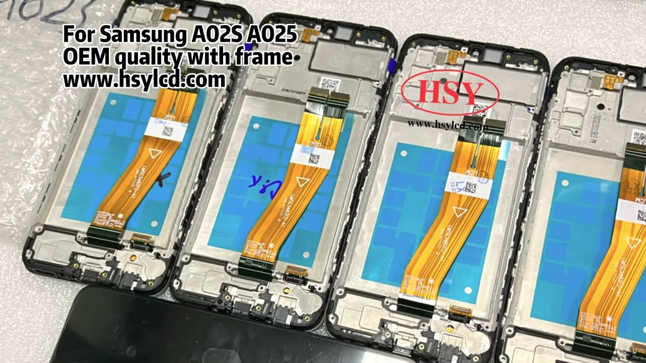 Replacement Original For Samsung Galaxy A02S A025 with Frame LCD Touch Screen Digitizer Assembly