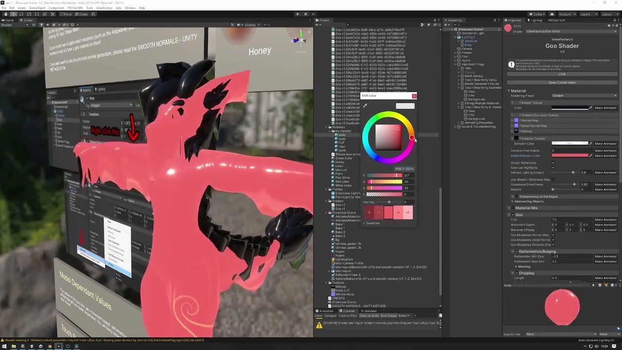 VRChat Goo Shader - Material Setup Walkthrough