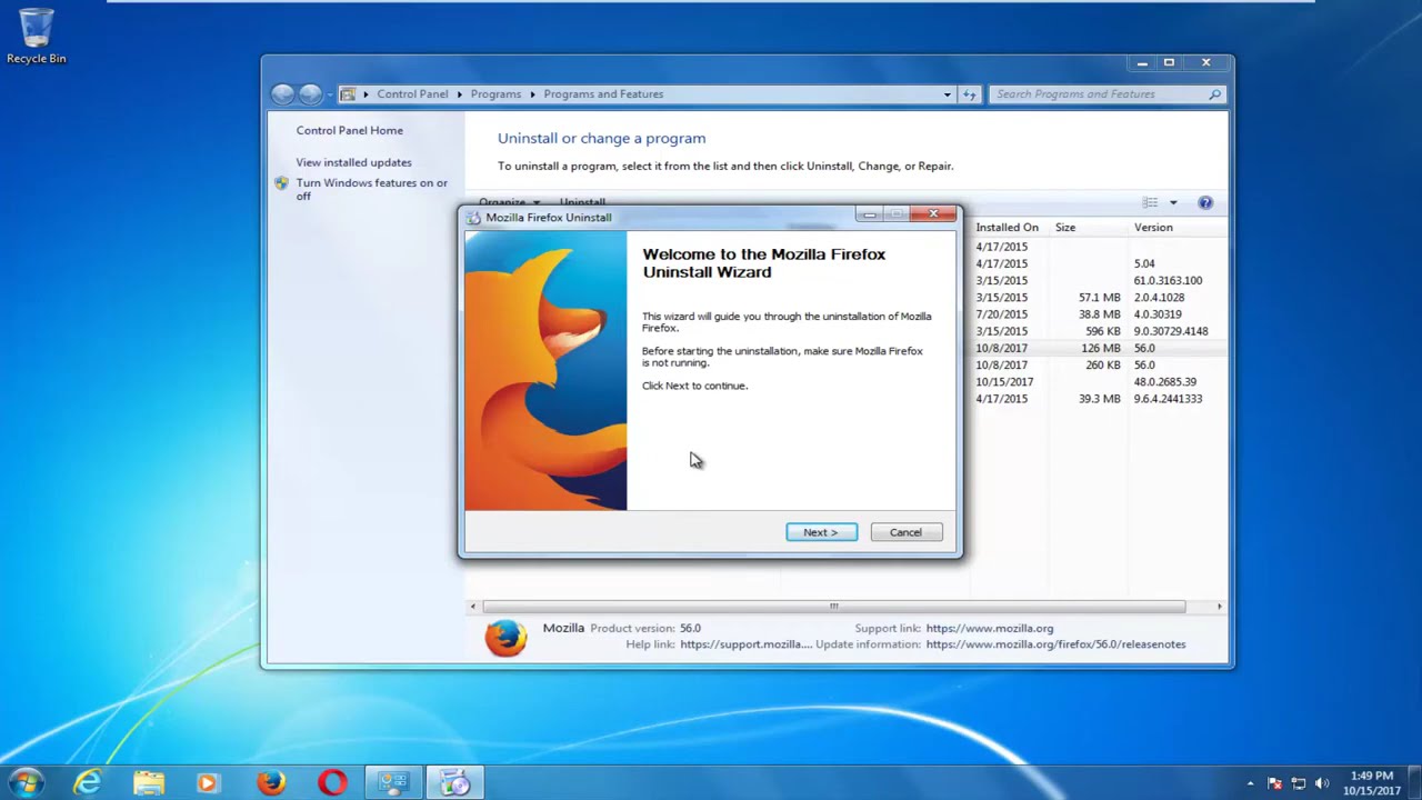 How to Uninstall Programs on Windows 7