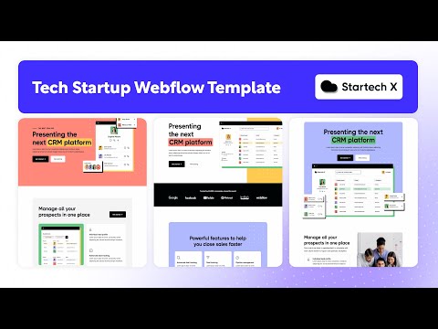 Tech Startup Website Template | Startech X - BRIX Templates