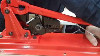 Steel Wire Rope Bench Multi Tool Cutting and Crimping 1-6mm | GS Products