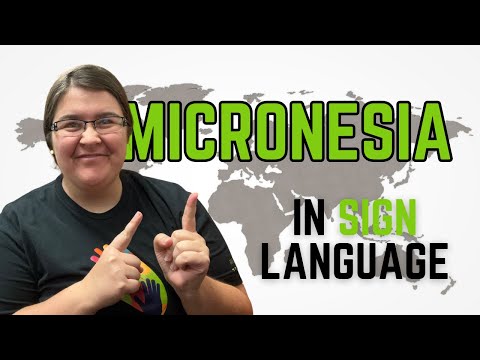 How to sign Micronesia in Micronesian Sign Language 🇫🇲