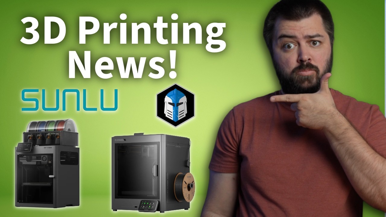 Centauri Carbon Multi-Color, Bambu Lab X2D, And More! | 3D Printing News!