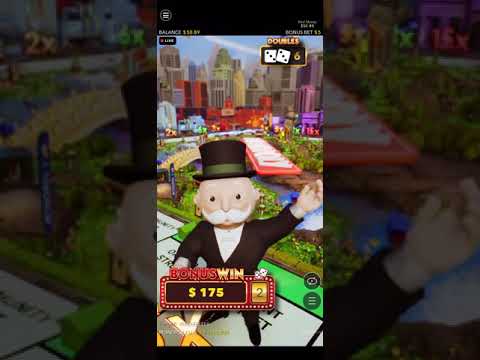 Monopoly live ,huge win on my first spin,massive 7 rolls
