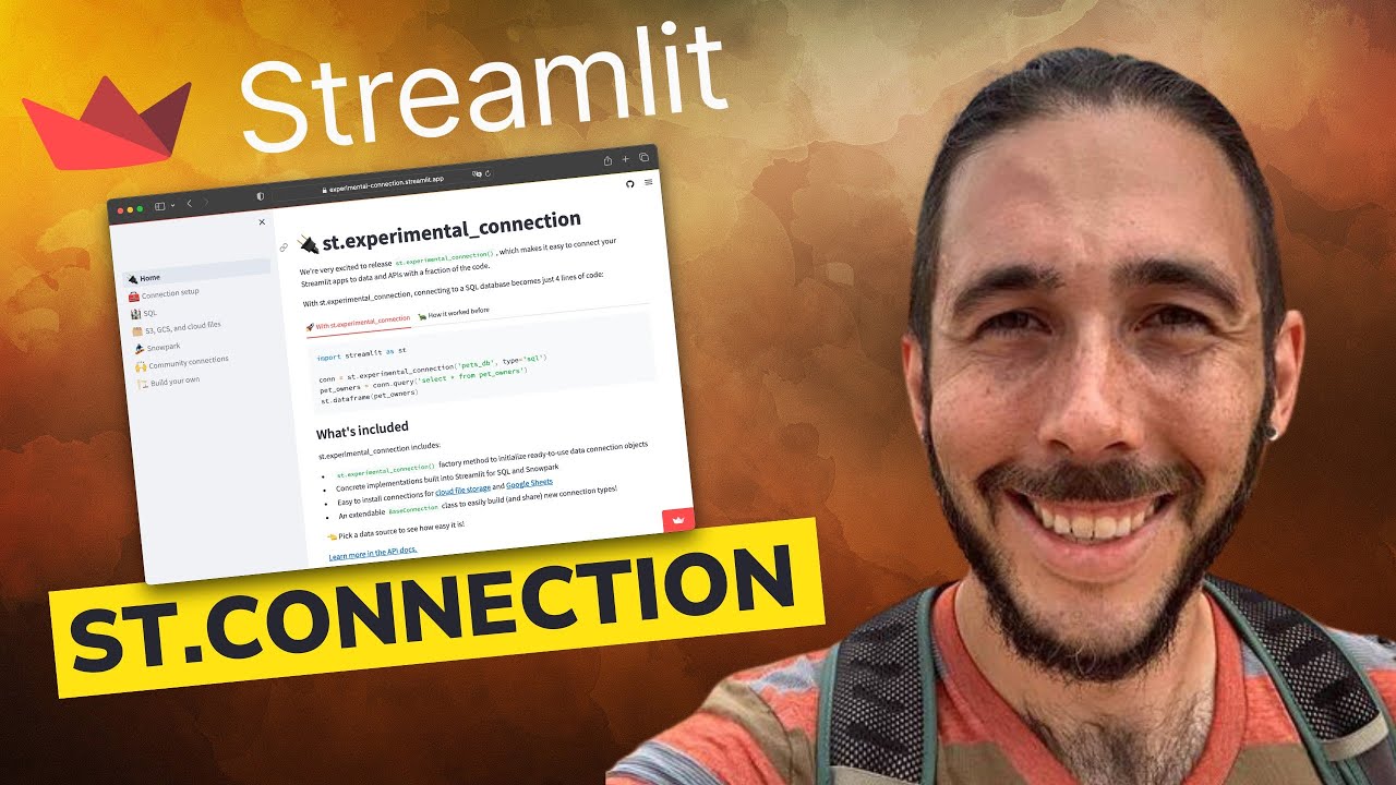 Introducing st.connection for connecting to SQL database in 4 lines