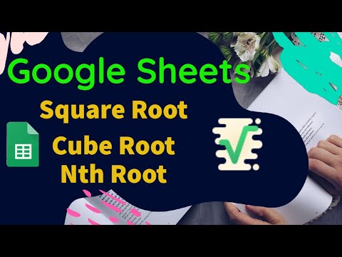 Square Root Formula in Google Sheets 2022 | How To Find Square Root or Cube Root in Google Sheets