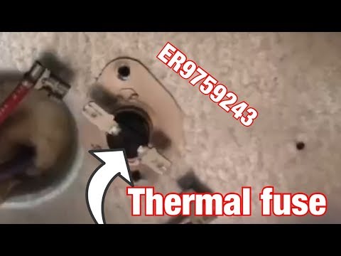 Thermal fuse replacement part number ER9759243