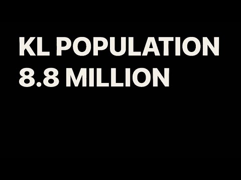 KL POPULATION NOW 8.8 MILLION