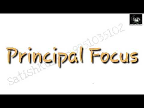 Principal Focus of Concave Mirror
