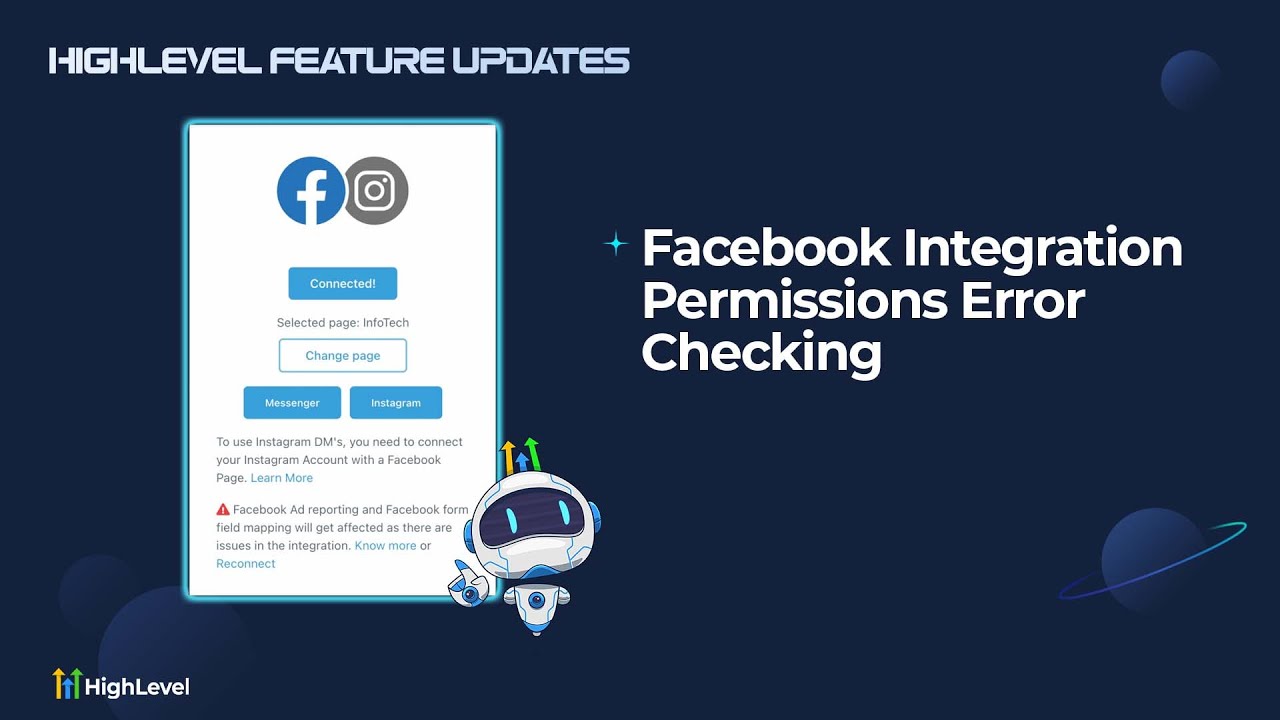 Facebook Integration Permissions Error Checking