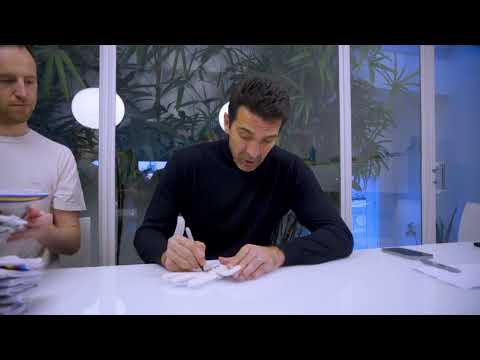 Gianluigi Buffon Signs With A1 Sporting Memorabilia