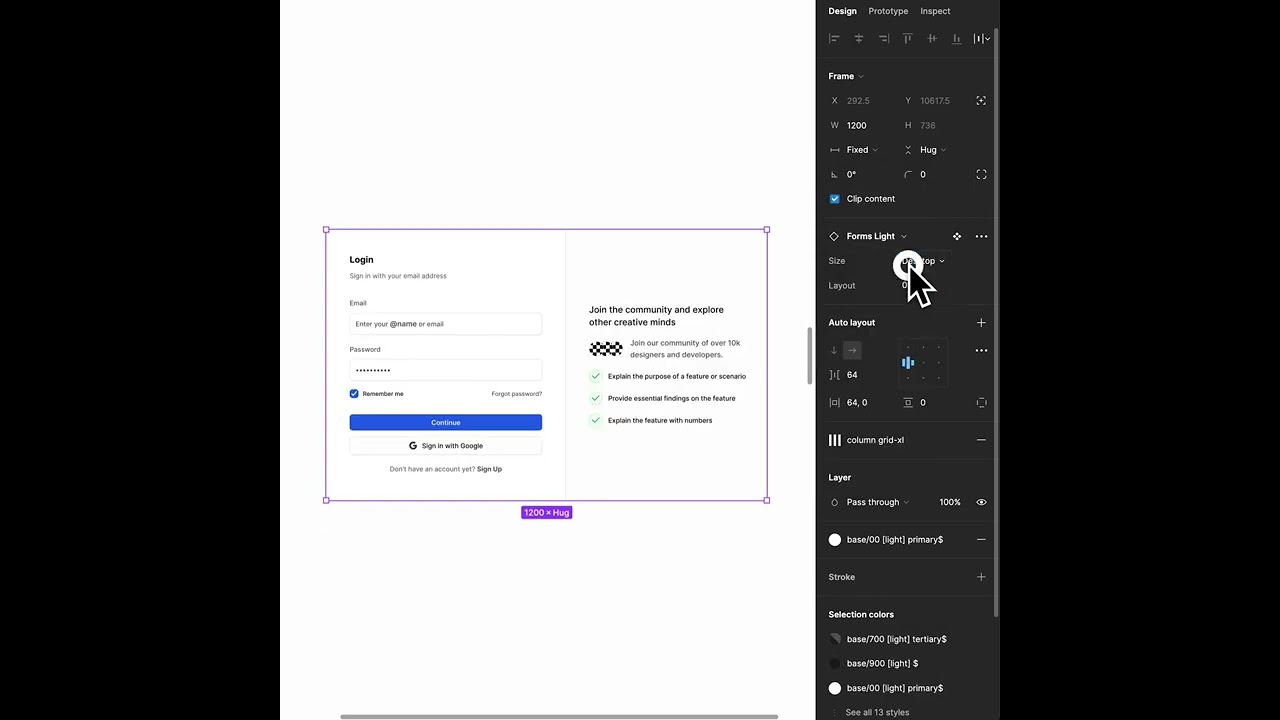 Responsive Form Components in Figma
