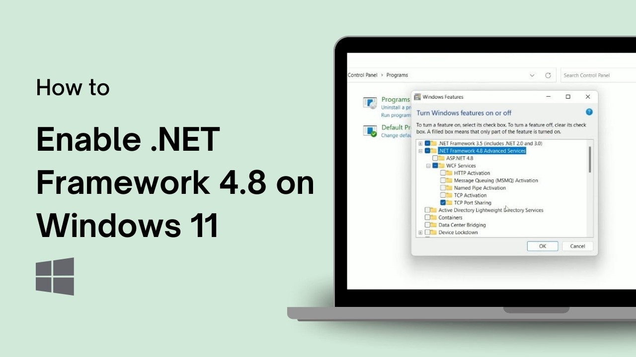 How to Enable .NET Framework 4.8 on Windows 11