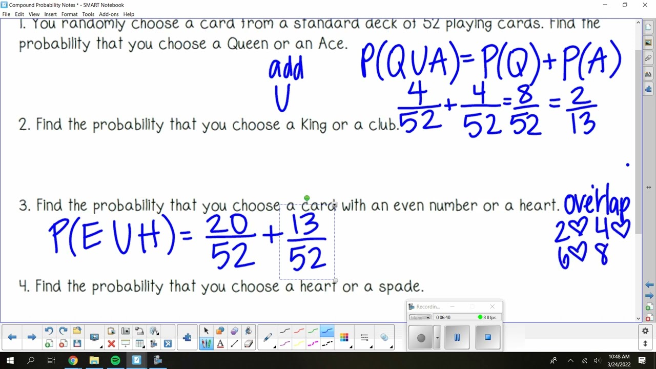 Compound Probability Notes