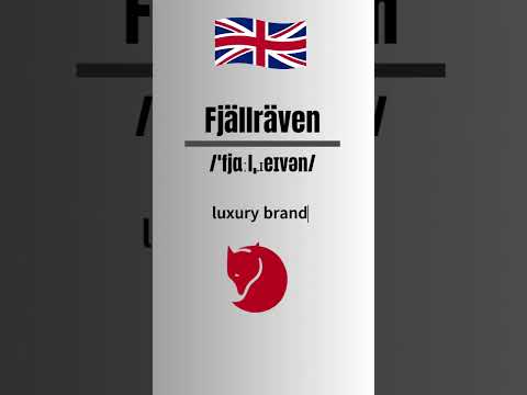 How to Pronounce Fjällräven- Pronunciation Lesson #learnenglish #english