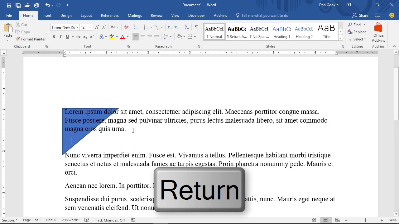 80. Layout Options - In Front and Behind Text