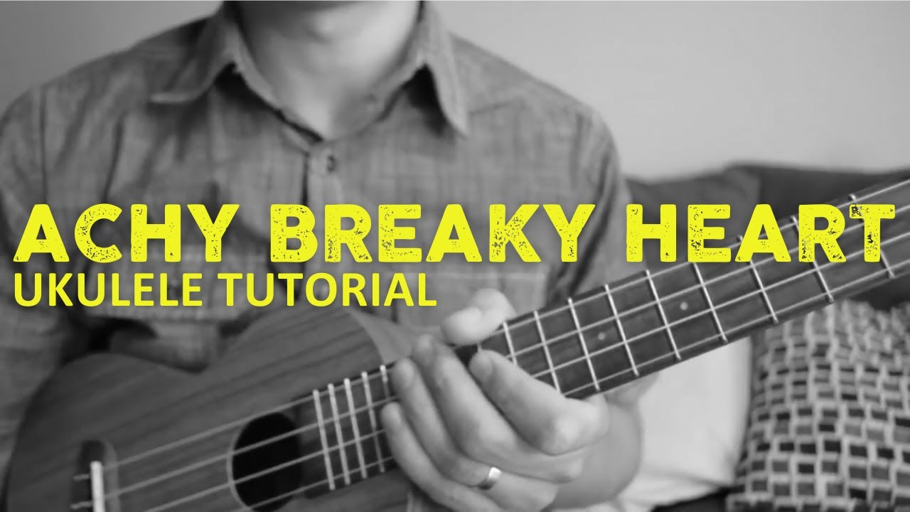Achy Breaky Heart (EASY Ukulele Tutorial) - Billy Ray Cyrus - Chords