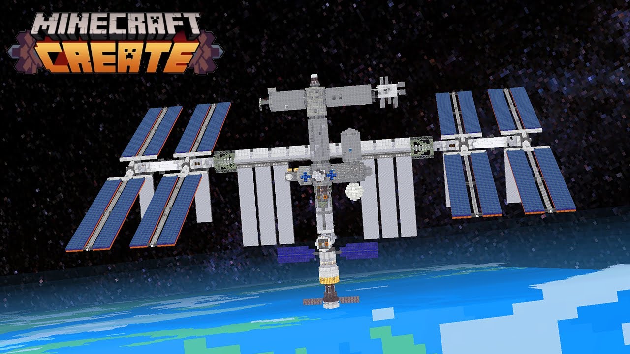 I Built A Working Space Station Using Create Mod