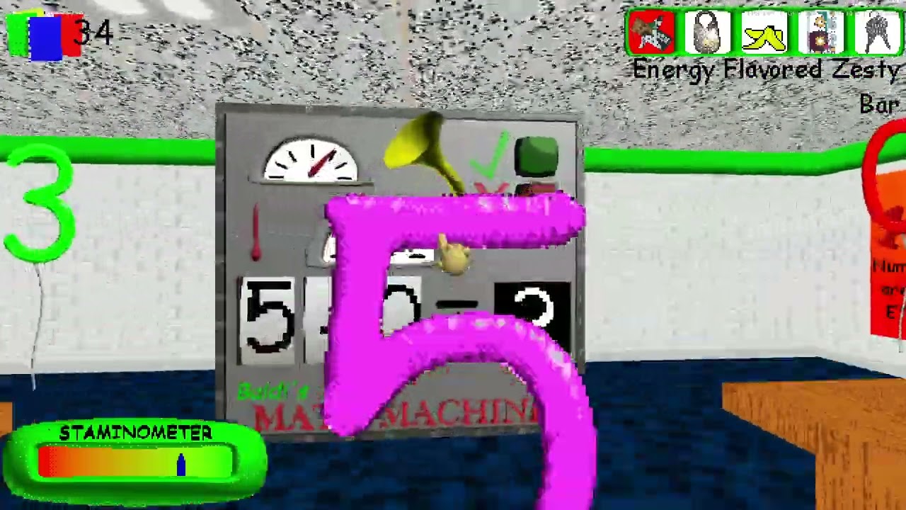 baldi basics plus GLITCH 50 notebook run