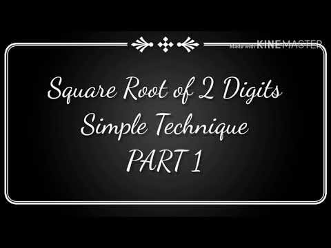 Square root from 1 to 99..||5 second answer