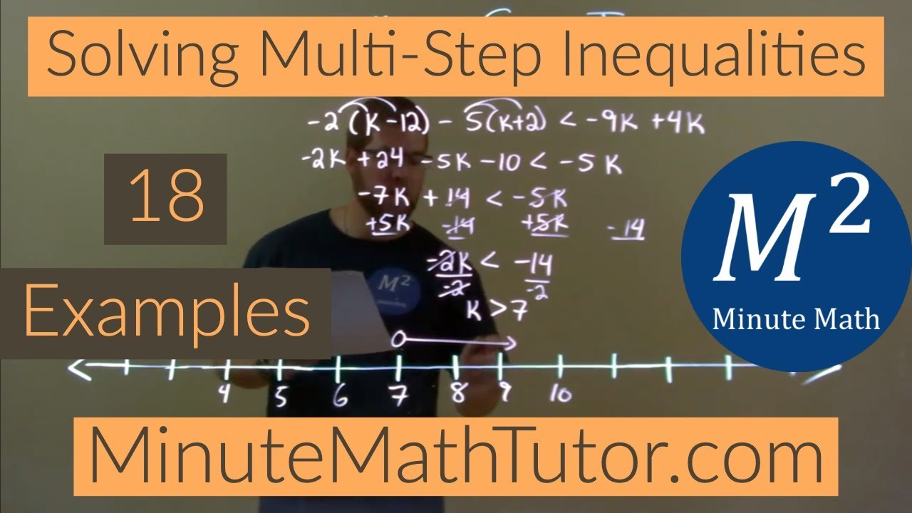 Solving Multi-Step Inequalities | 18 Examples