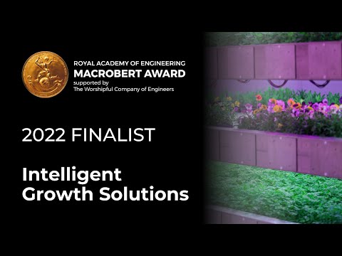 Intelligent Growth Solutions - finalist for the 2022 MacRobert Award