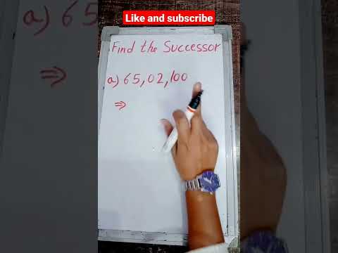 #successor find करो 👍#maths trick 🔥#ytshorts ❤️#subscribe 🙏 My channel 🥰