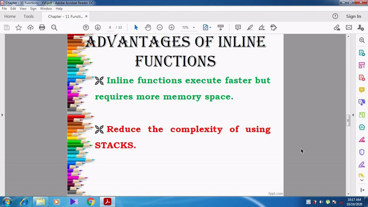 Inline Function, Syntax, Advantages, and with an Example Program