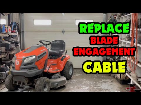 Replacing Blade Engagement Cable on Husqvarna Riding Mower
