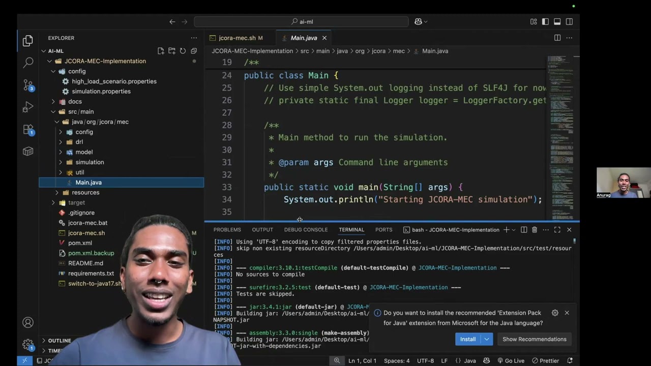 JCORA-MEC - A DRL Proof-of-Concept for Computation Offloading