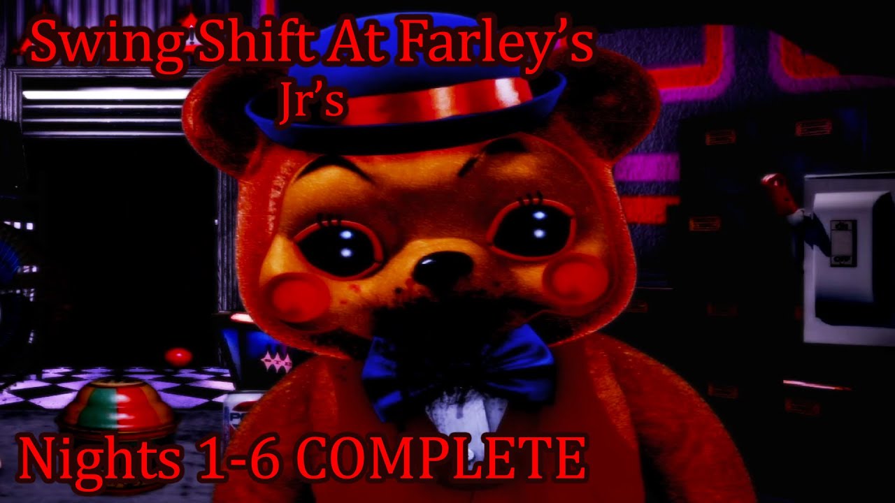 Swing Shift At Farley's Jr's | Nights 1-6 COMPLETE [FNAF Fan Games 2026]