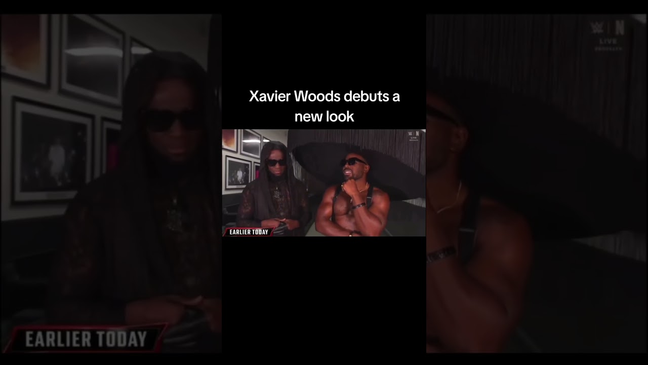 Xavier Woods debuts a new look