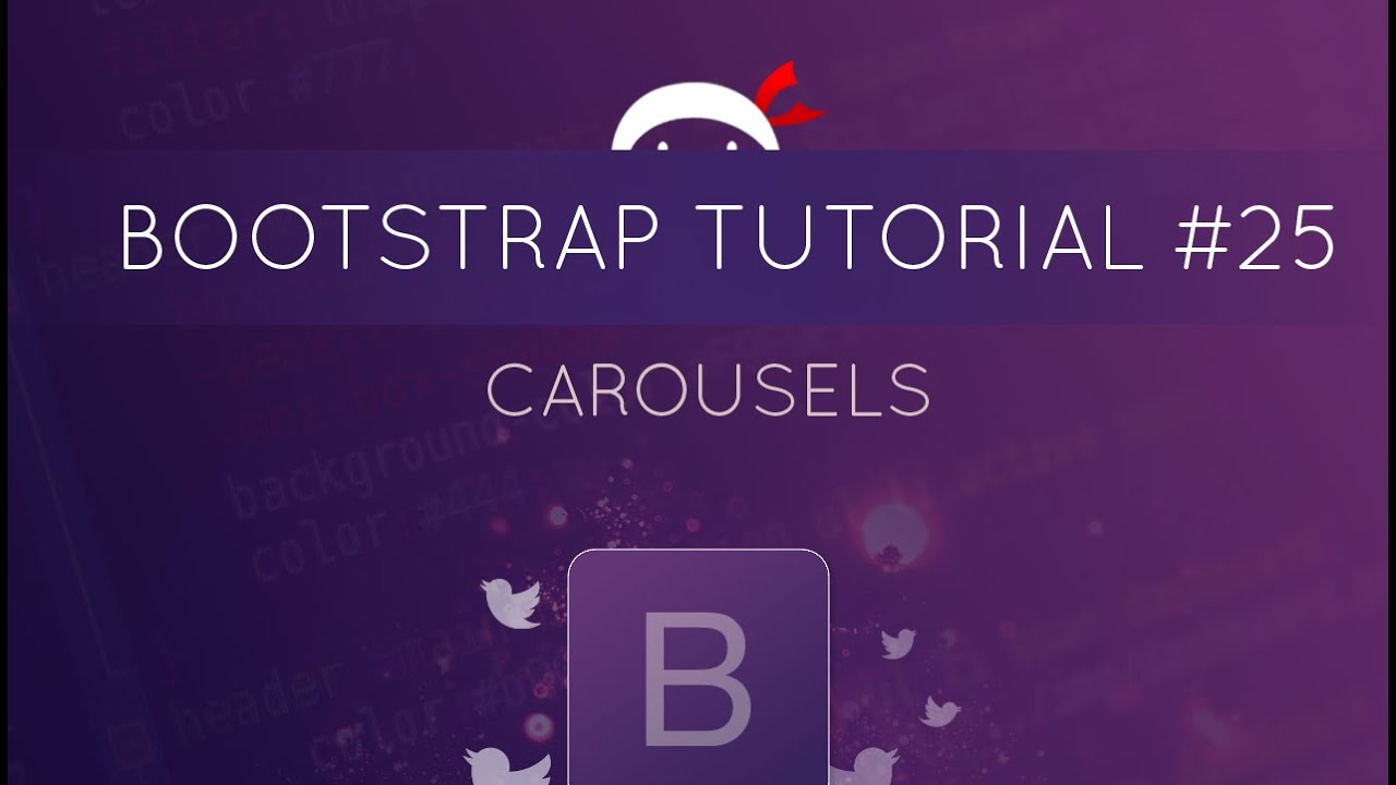 Bootstrap Tutorial #25 - Carousels