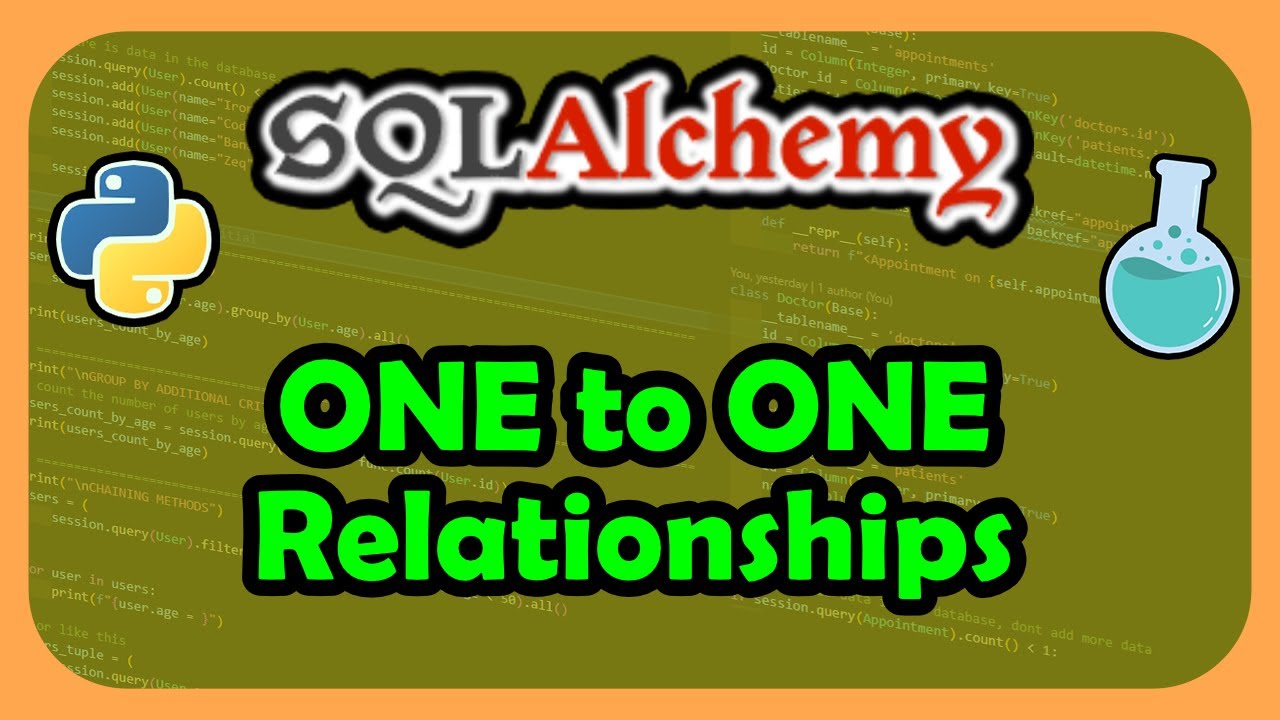 Python SQLAlchemy ORM - 1 to 1 Relationships