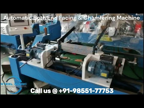 Fully Automatic End Facing and Chamfering Machine | Both End Facing and Chamfering Machine