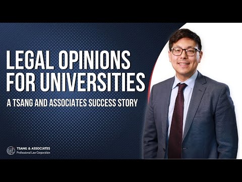 How We Prepare Legal Opinion Letters for Universities