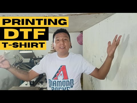 Printing DTF T-Shirt - Doing another test