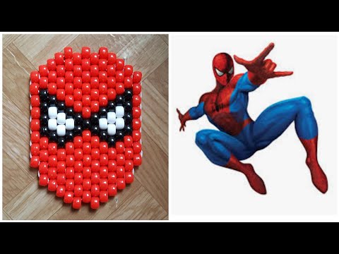 Spiderman kandi tutorial