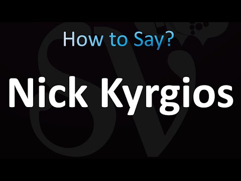 How to Pronounce Nick Kyrgios (correctly!)