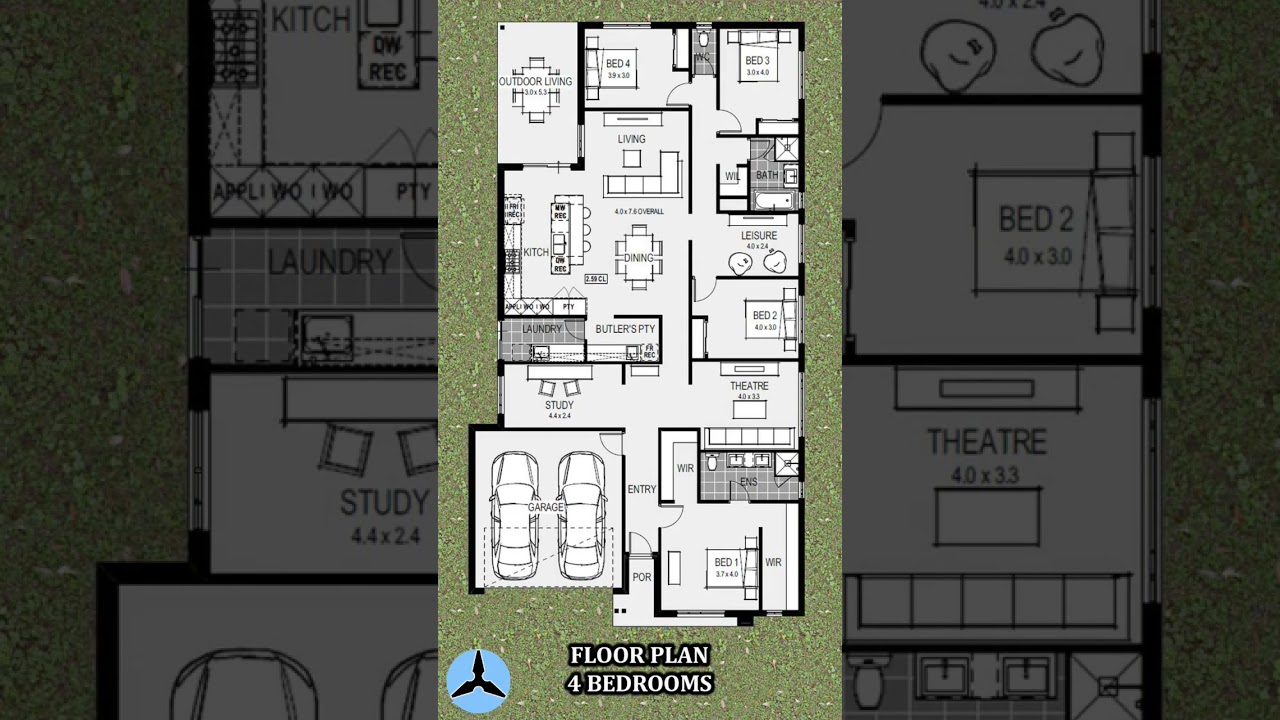 #floorplan #houseplan #4bedroom