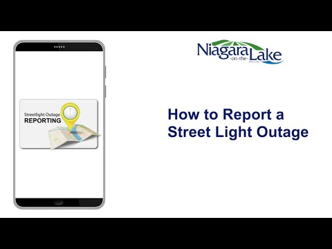How to Report a Street Light Outage in Niagara-on-the-Lake