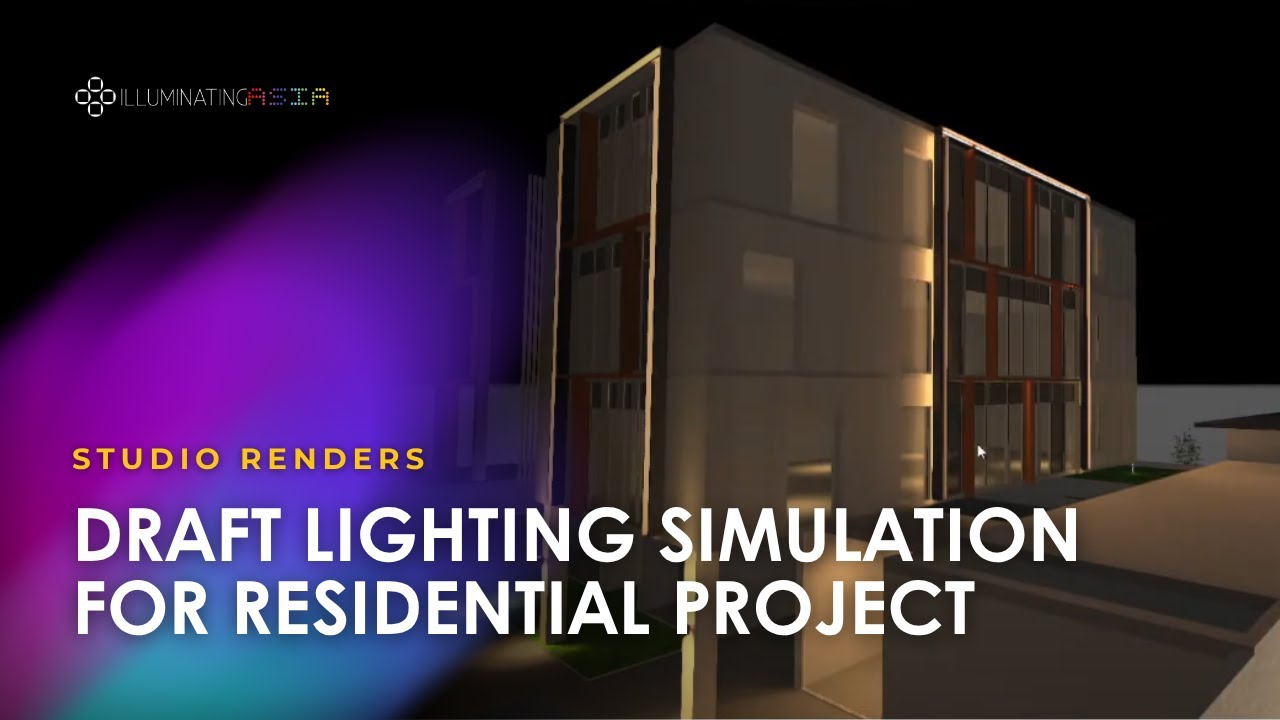 Draft Lighting simulation for residential project