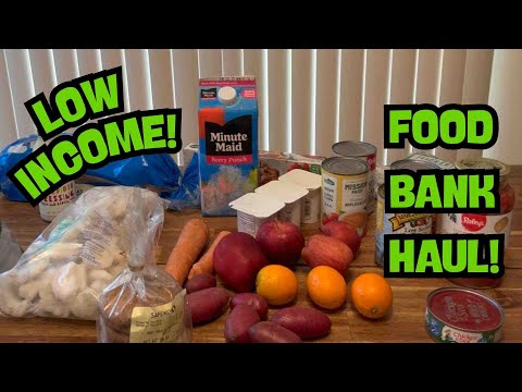 Food Bank Haul / Food Pantry Haul Bay Area California Low Income Single Mom #foodbankhaul #freefood