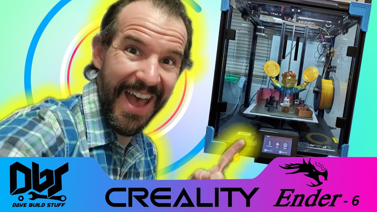 Creality Ender-6 3D Printer with Mods Overview