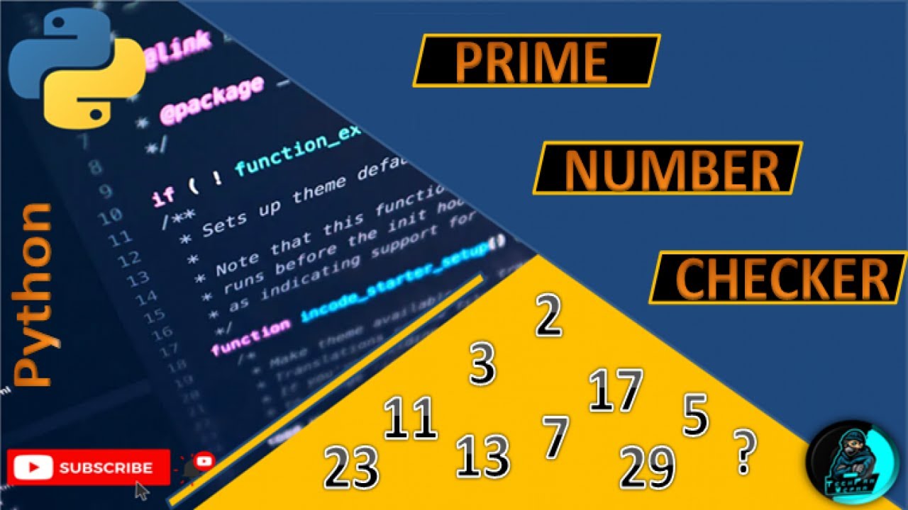 Prime Number Checker program in python | Python programming | Check if number is prime | TPV