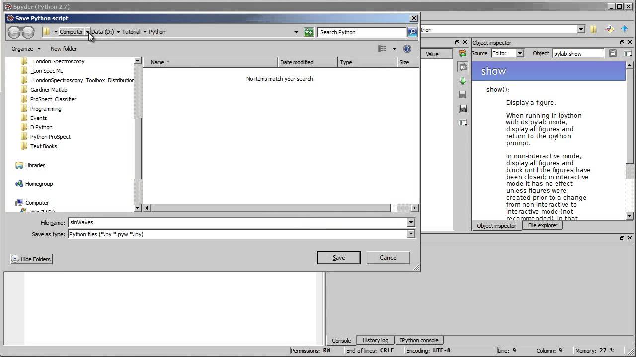 MATLAB to Python tutorial - Part 1 - arrays and plotting